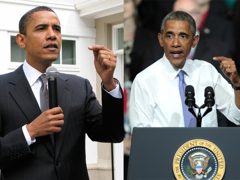 Φωτογραφικά ντοκουμέντα: Πόσο άλλαξε ο Μπαράκ Ομπάμα στα χρόνια της ...